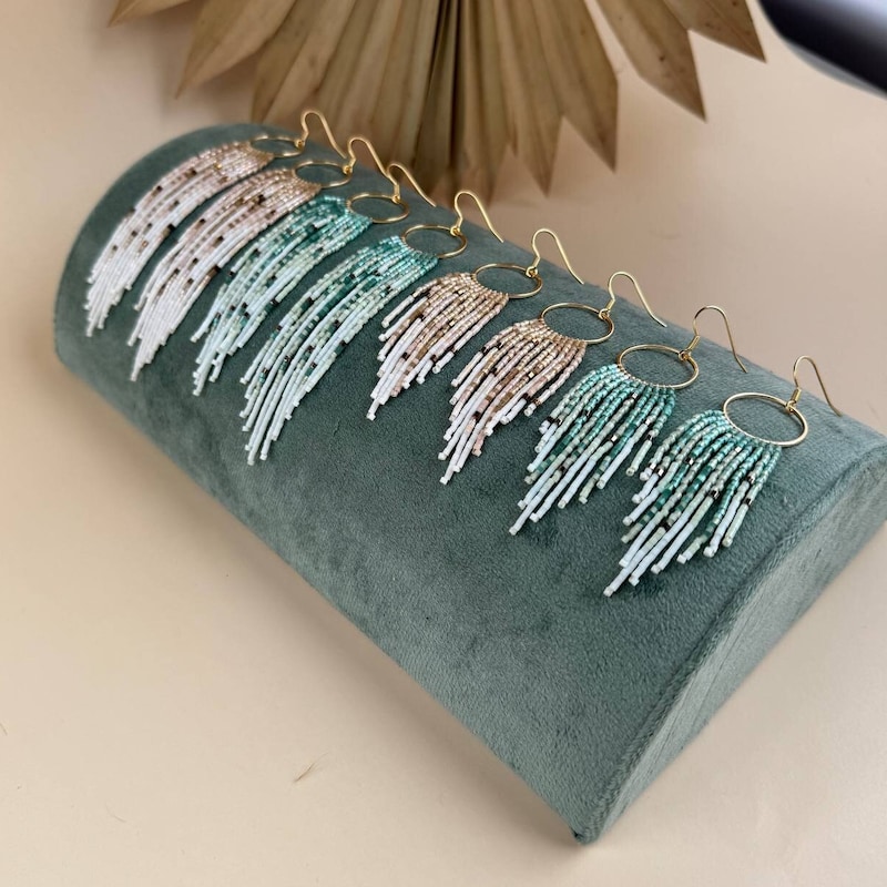 Fringe Earrings - Etsy