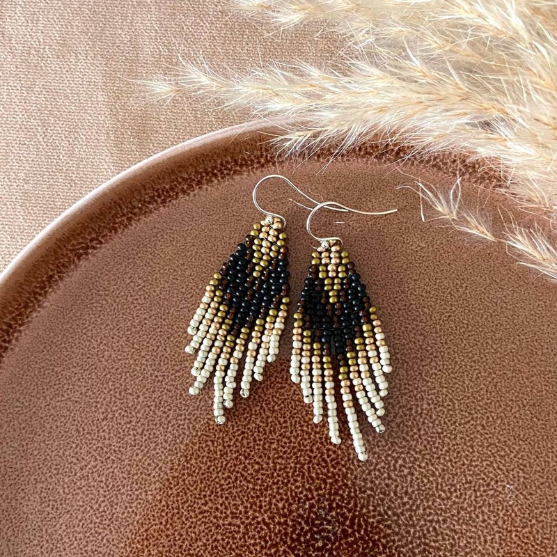 Seed Bead Earrings - Etsy