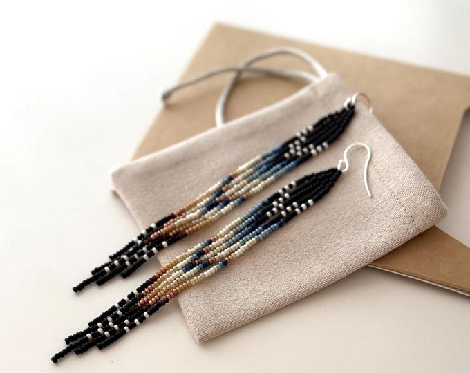 Native Ojibwe Made Porcupine Quill Copper Gold Cone Earrings - Etsy