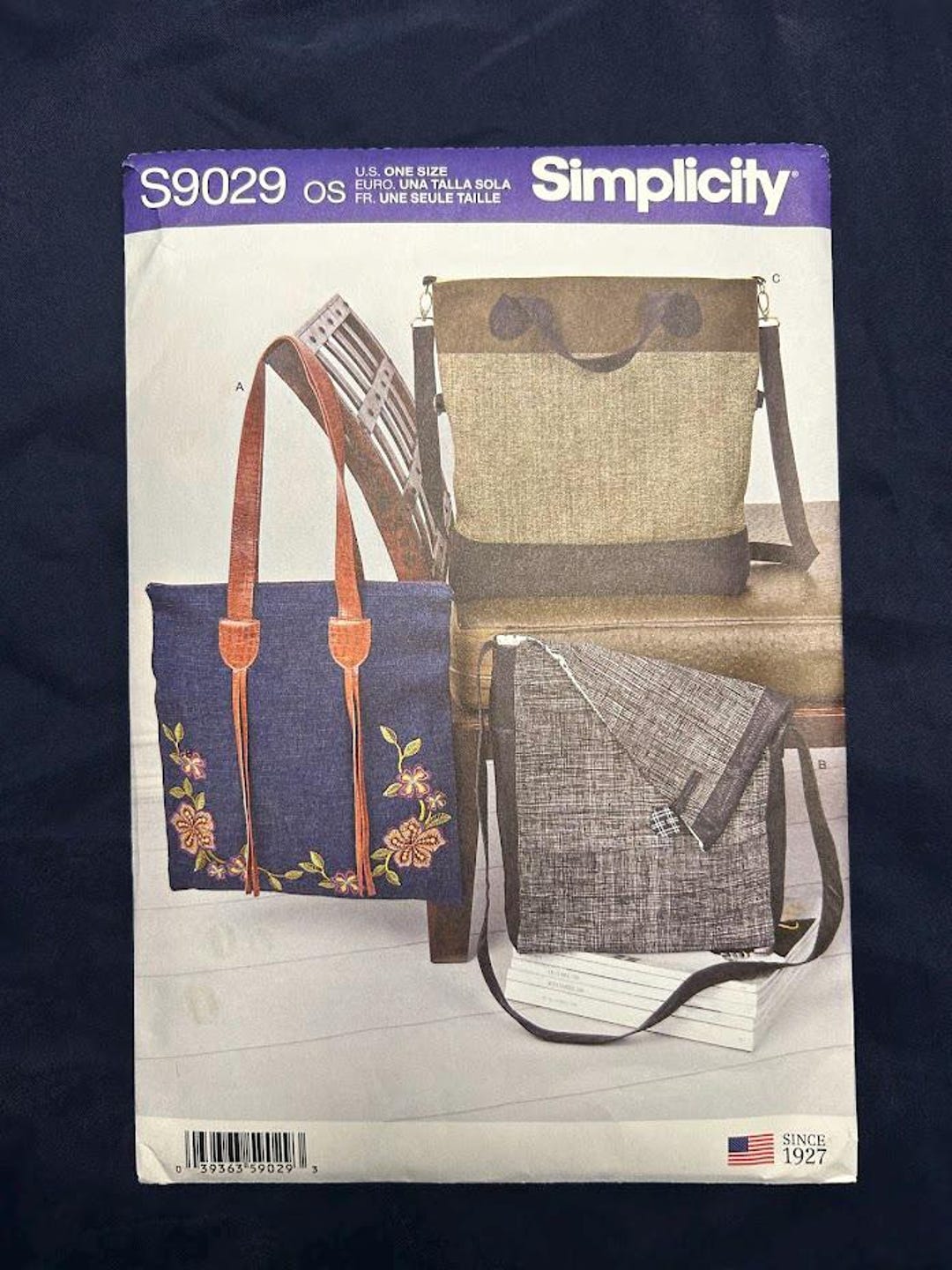 Vintage Simplicity Sewing Pattern S9029 – Tote Bags, Shoulder Bag ...