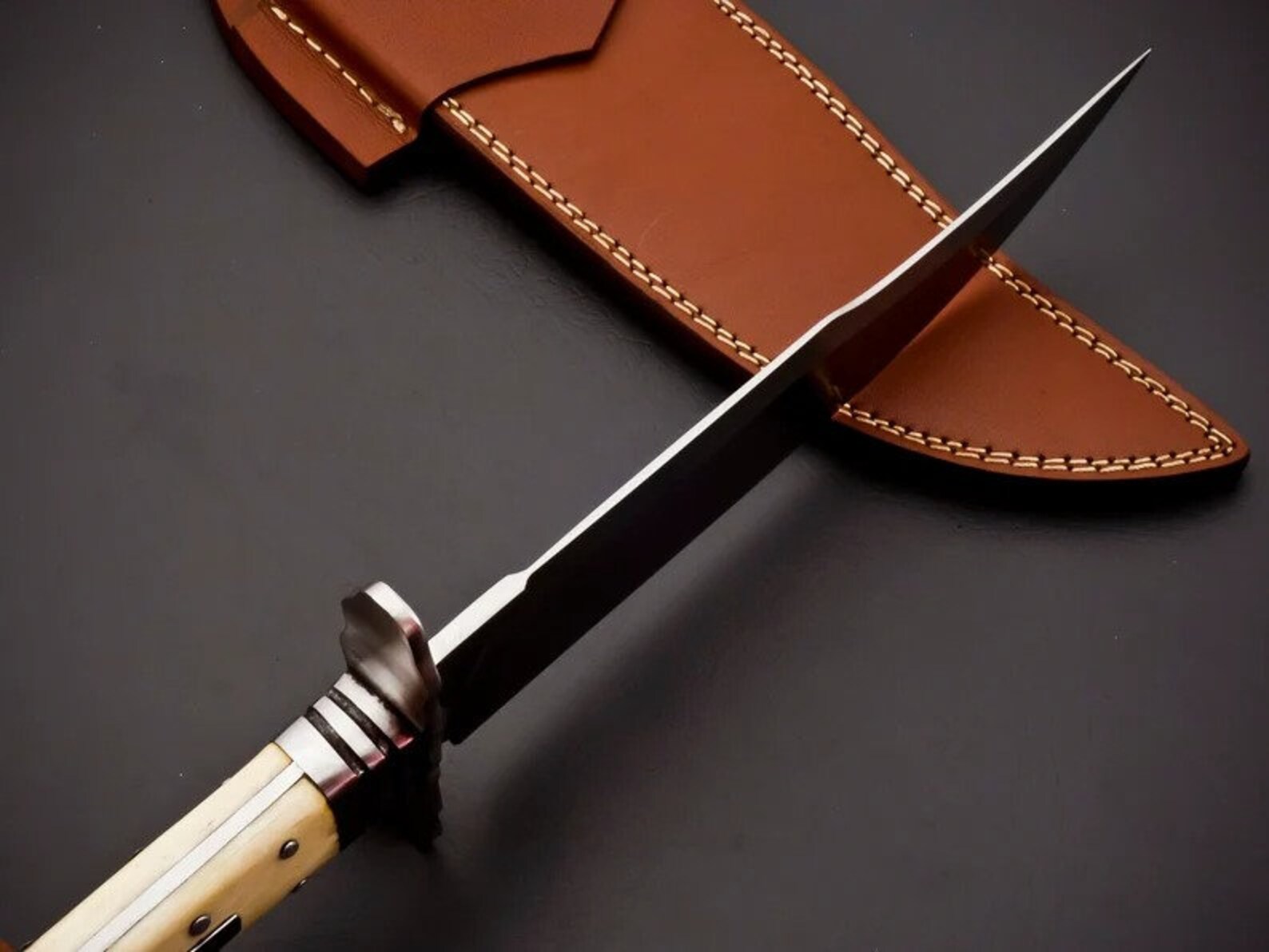 Hand Forged 5160 Spring Steel Full Tang Custom Made DOG BONE - Etsy