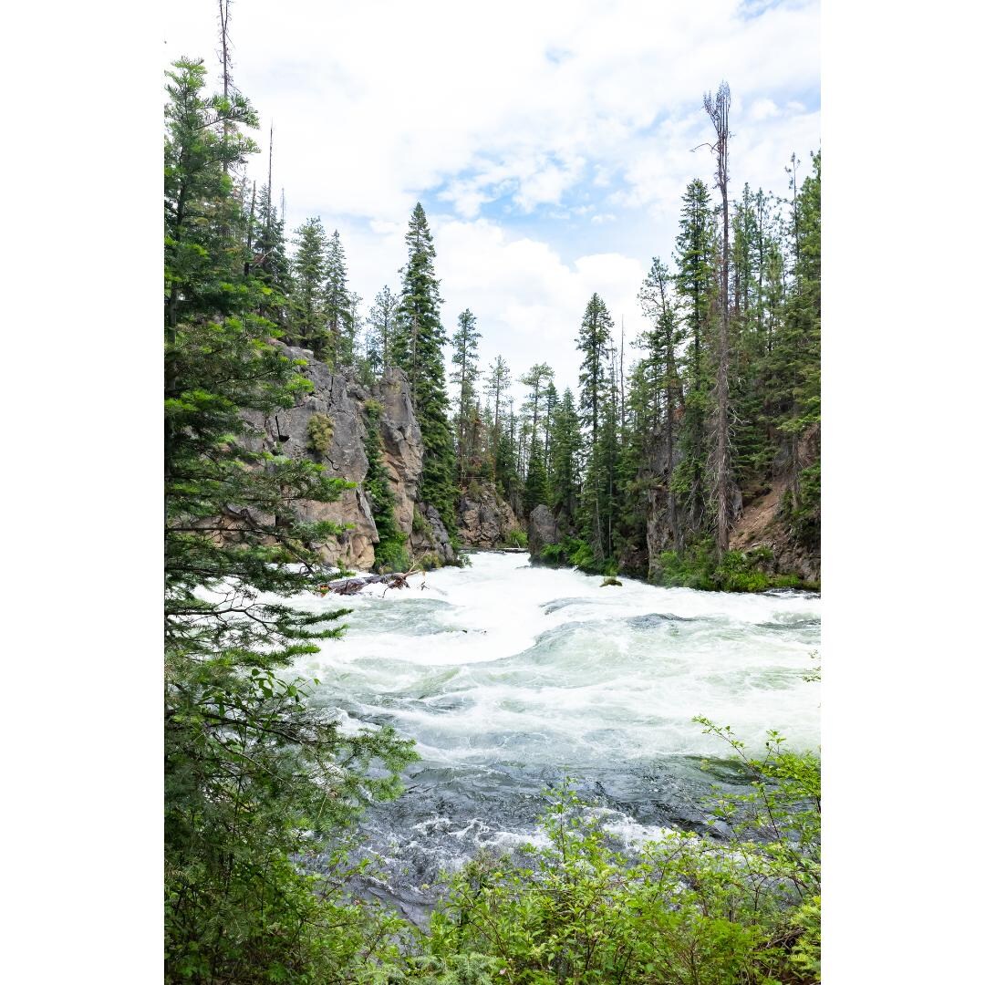 Print • "benham Falls Ii", Photography, Waterfalls, Bend, Oregon Scenes ...