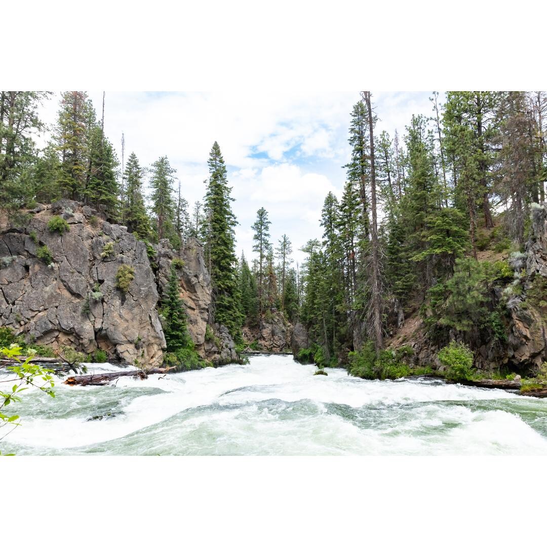 Print • "benham Falls I", Photography, Waterfalls, Bend, Oregon Scenes ...