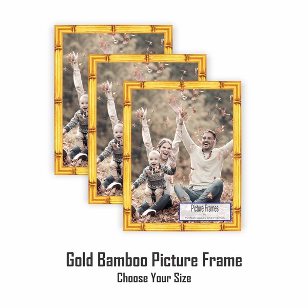 Bamboo Picture Frames - Etsy