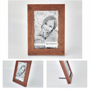 Table Top Picture Frames With Beautiful Wood Moulding and Glass ...