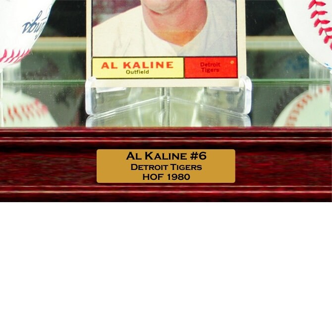 Card and Double Baseball Glass Display Case - Etsy