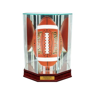Upright Football Glass Display Case - Etsy