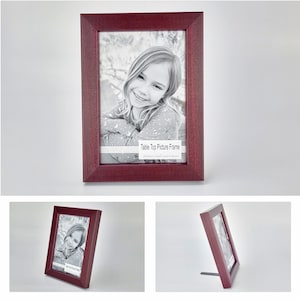 Table Top Picture Frames With Beautiful Wood Moulding and Glass ...