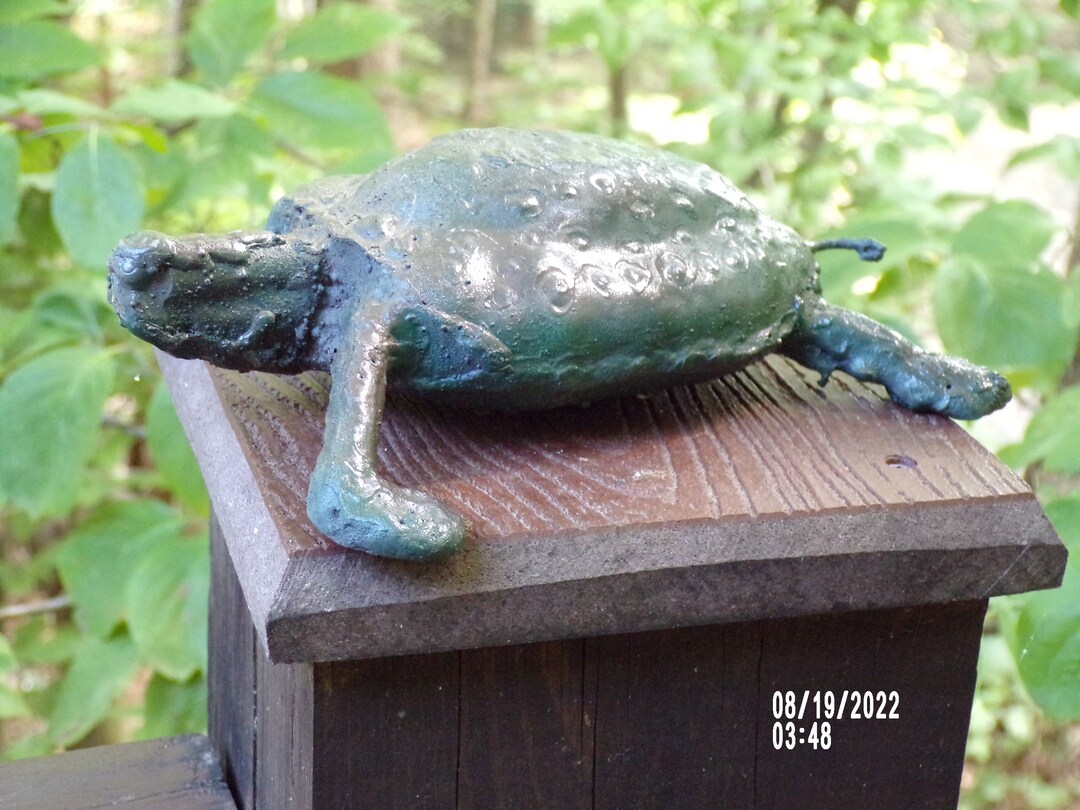 Metal Turtle Sculpture 2903 - Etsy