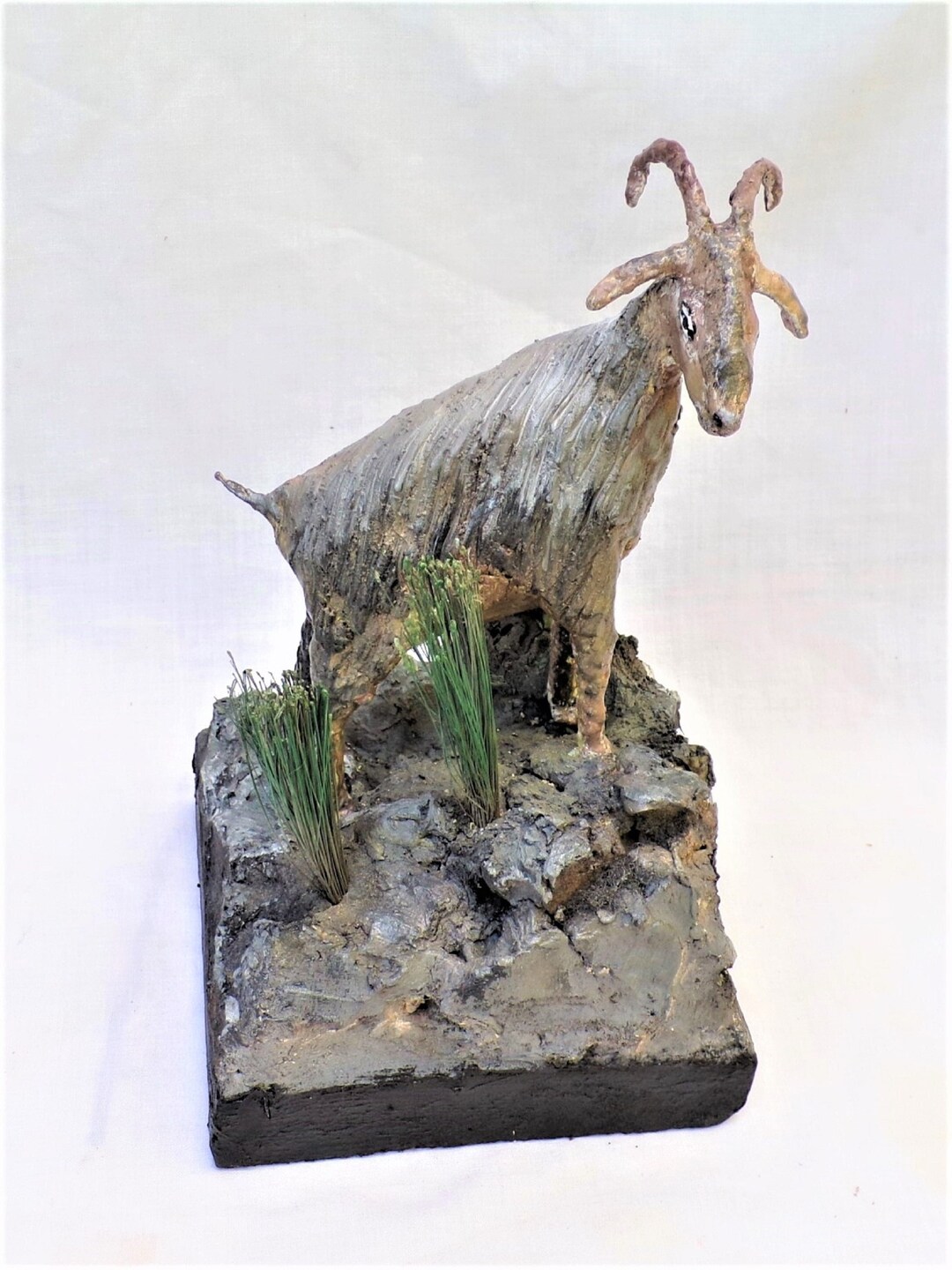 Metal Folk Art Mountain Goat #3755 - Etsy