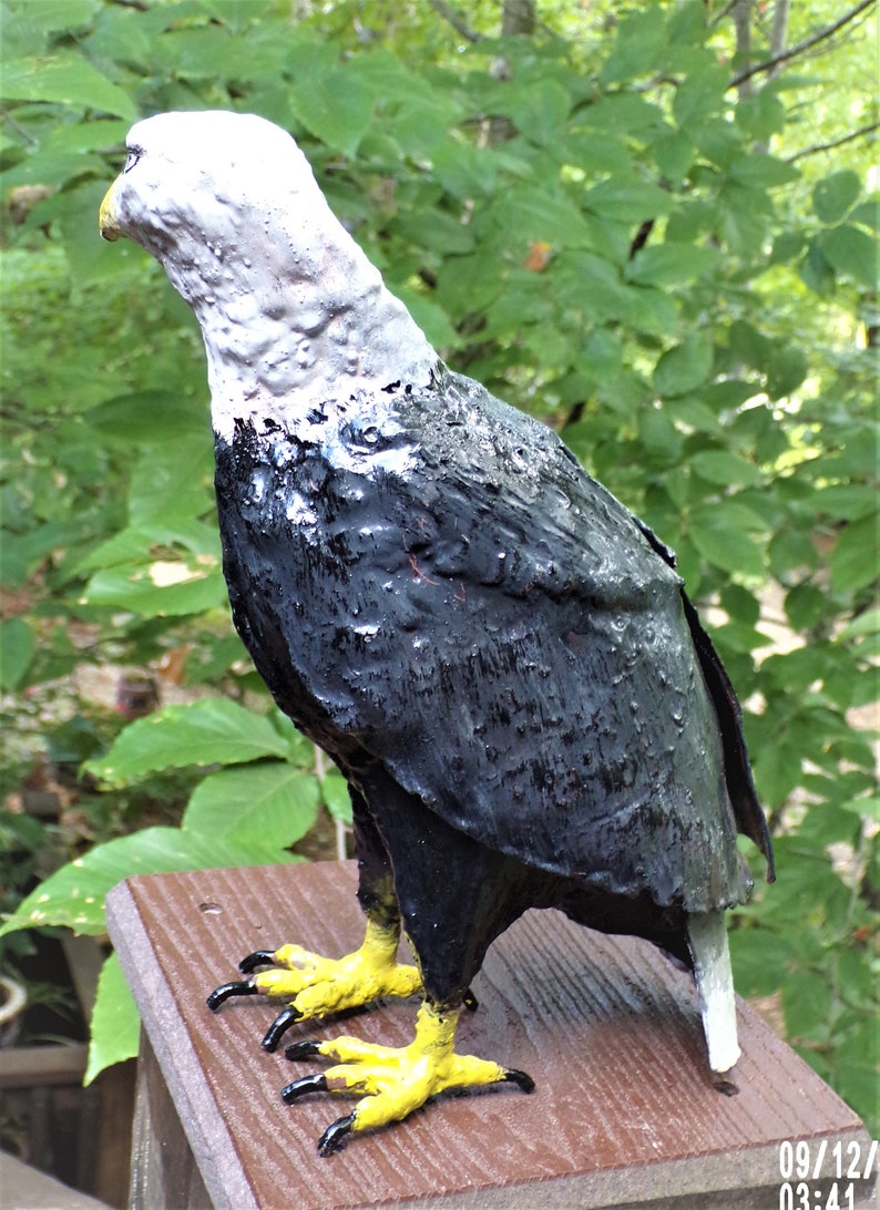 Bald Eagle Folk Art Sculpture # 3317 - Etsy