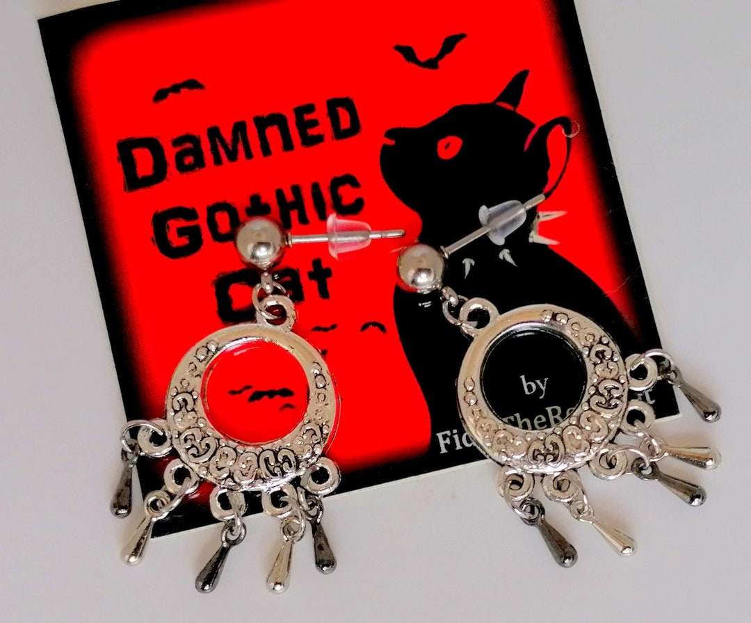 ORECCHINI TRAD GOTH - Orecchini Pendenti, Post-punk, Goth Tradizionale ...