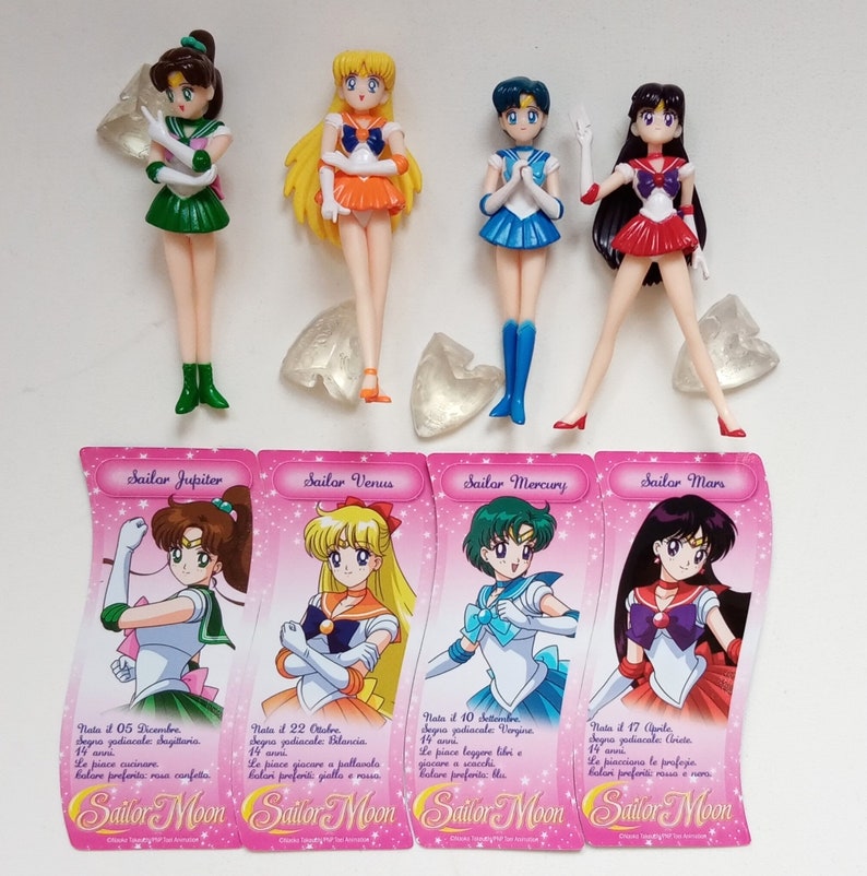 Pretty Guardian Sailor Moon Action Figures Gashapon - Etsy Canada