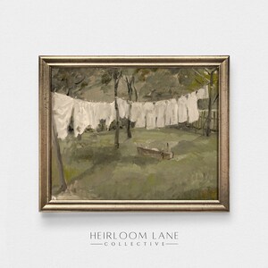 Vintage Laundry Day Print Digital Download | Farm Homestead Artwork ...