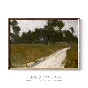Vintage French Country Lane Print Digital Download Dirt Road - Etsy