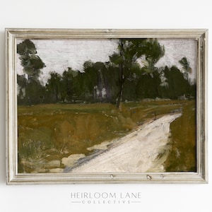 Vintage French Country Lane Print Digital Download | Dirt Road Artwork ...