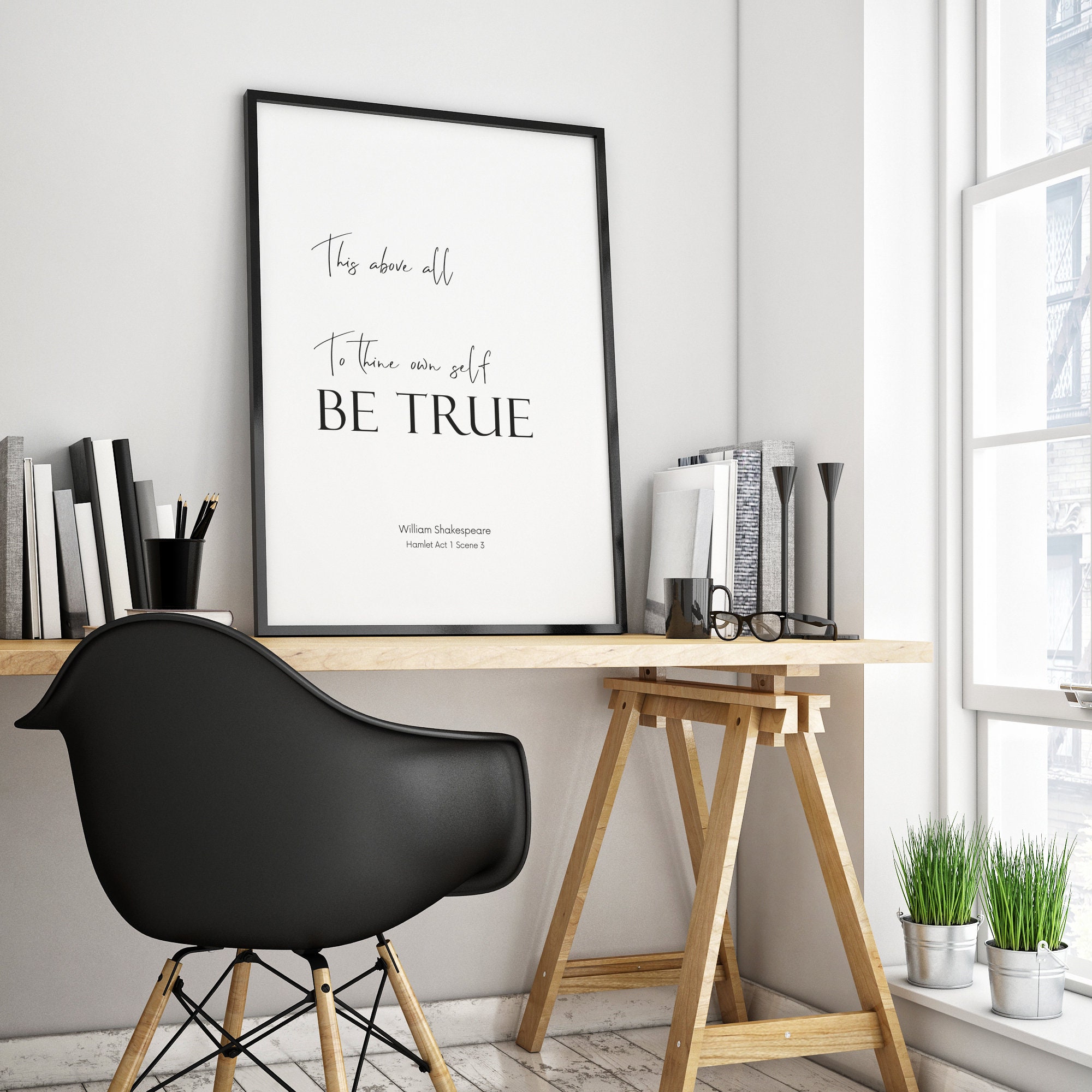 This Above All - to Thine Own Self Be True | Hamlet Act 1 Scene 3 Quote ...