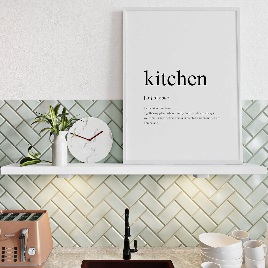 Kitchen Definition Print Kitchen Wall Art Kitchen - Etsy