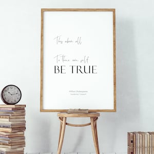 This Above All - to Thine Own Self Be True | Hamlet Act 1 Scene 3 Quote ...
