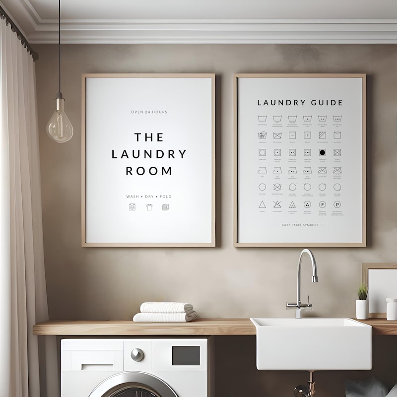 Laundry Poster - Etsy
