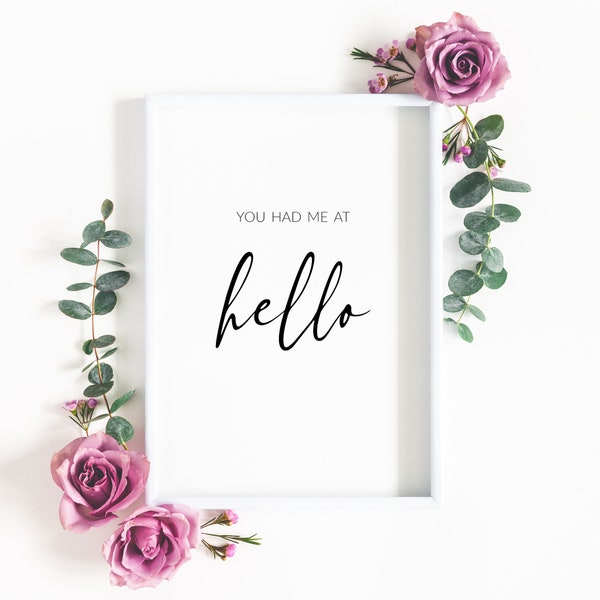 Hello Poster - Etsy UK