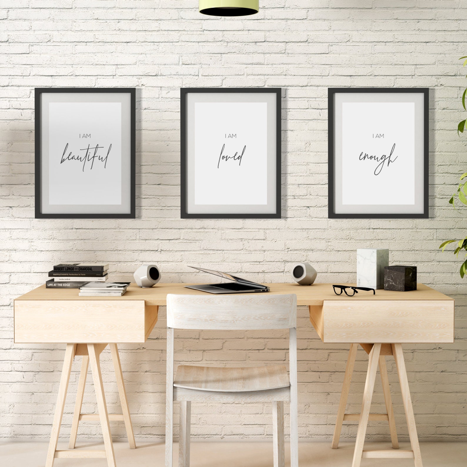 I Am Beautiful Print Printable Wall Art Quote Prints | Etsy