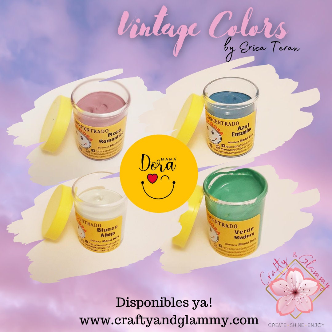 Cold Porcelain Pigments, Paste Colors, Concentrated Pigments, Air Dry ...