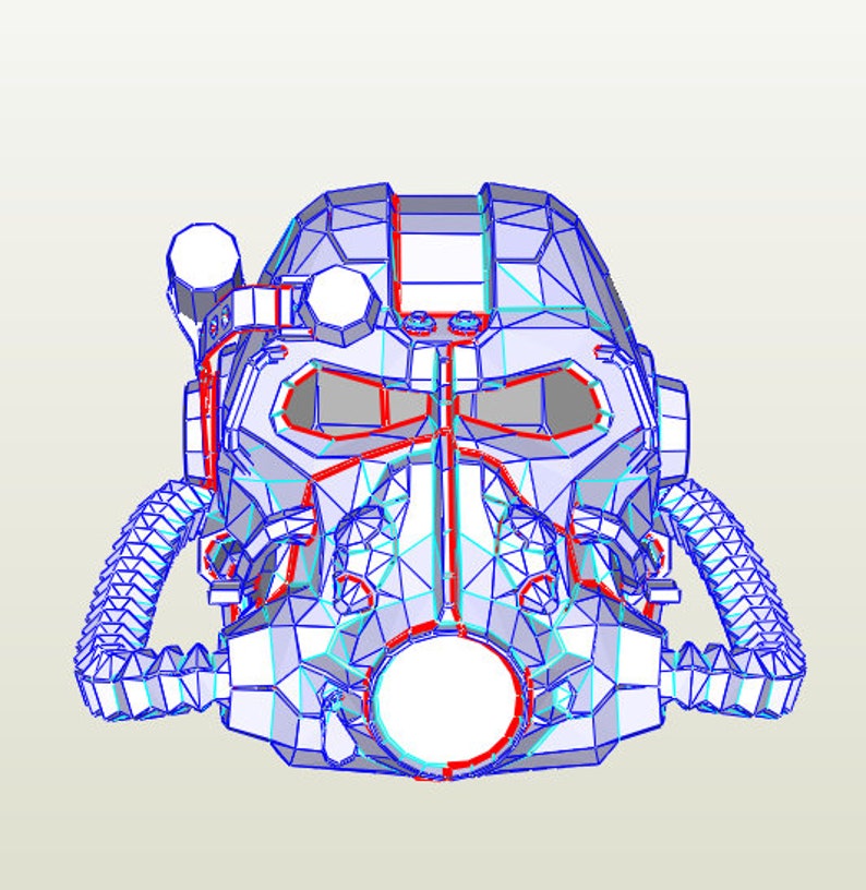 Fallout T60 Helmet Pepakura - Etsy