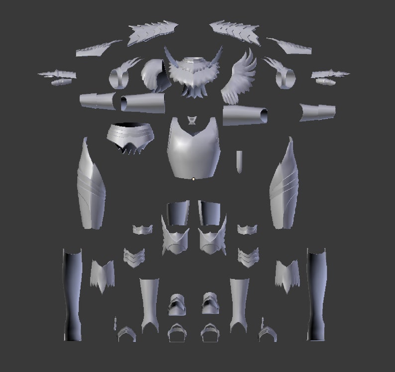 Griffith Armor Pepakura - Etsy