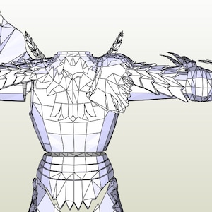 Griffith Armor Pepakura - Etsy