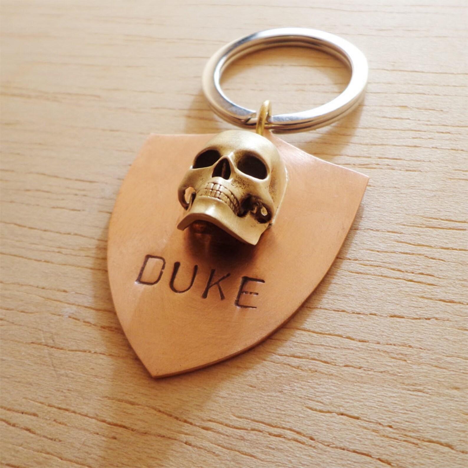 Personalized Dog Tag ID 3D Skull for Dog Collar With Stamped - Etsy