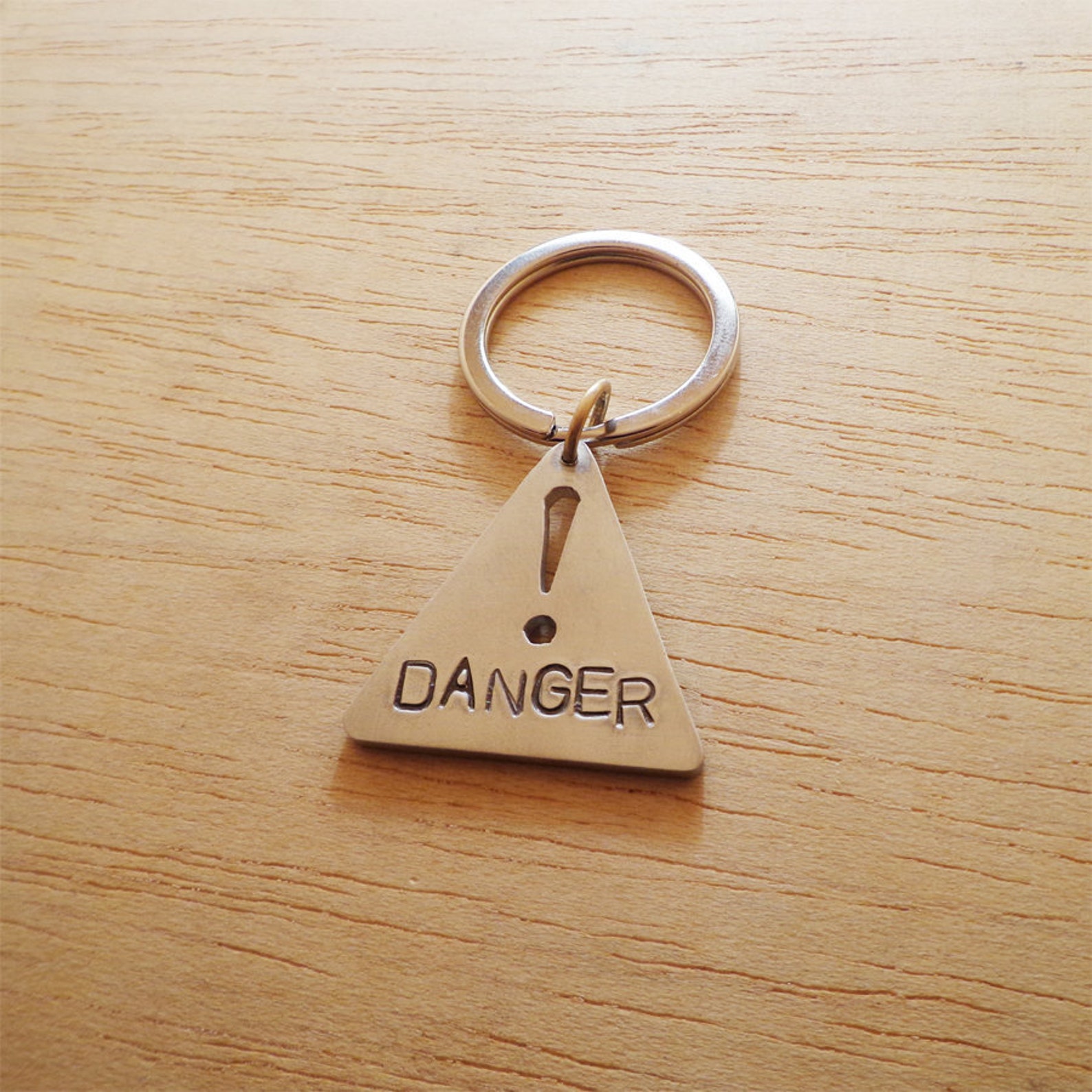 Personalized Danger Symbol Dog Tag ID for Collar ID Tag With - Etsy