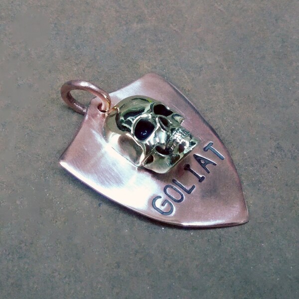 Skull Dog Tag - Etsy