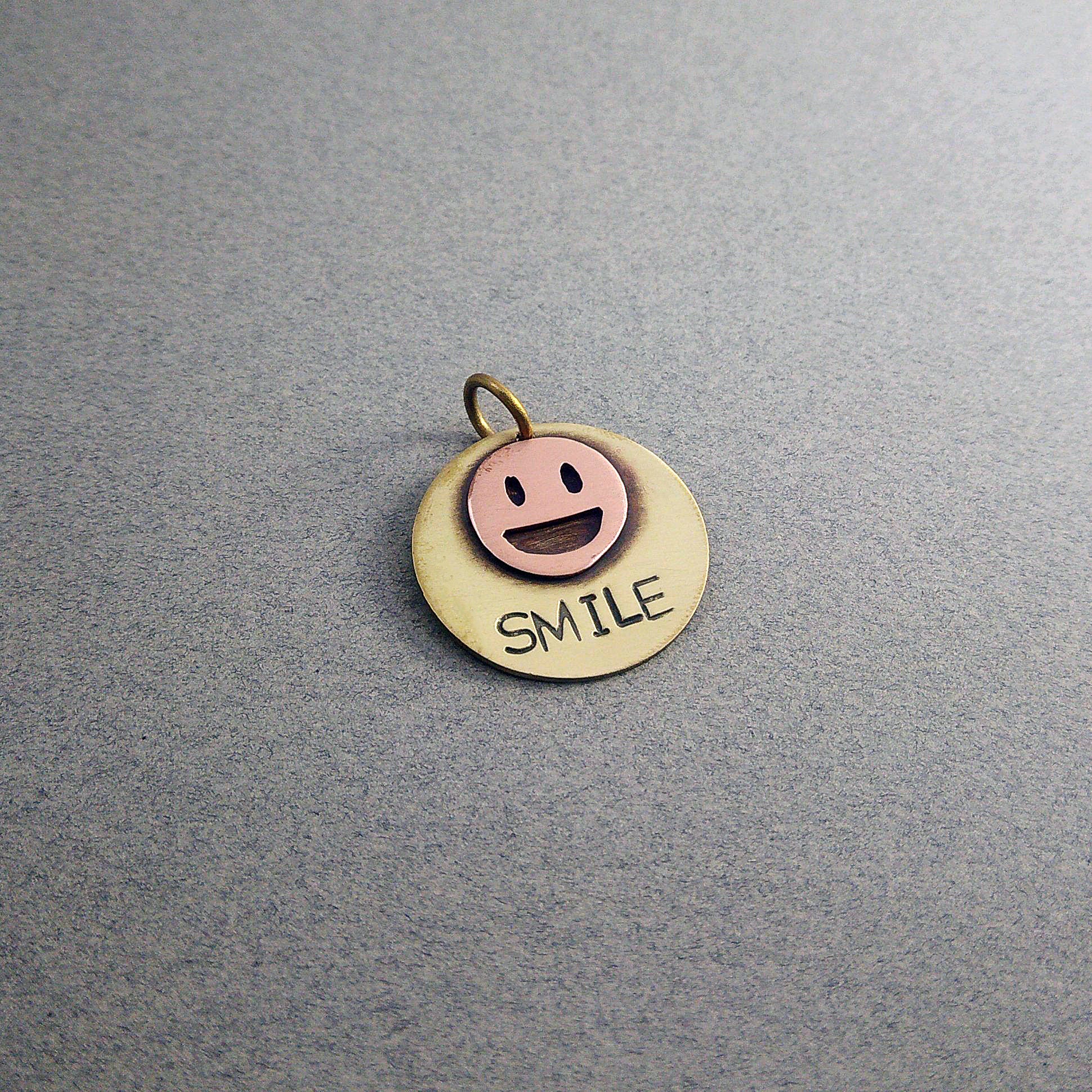 Personalized Dog Tag ID Smile Happy for Dog Collar ID Tag - Etsy