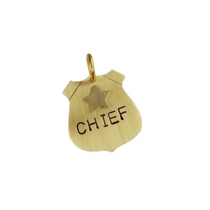Personalized Deputy Police Law Enforcement Badge for Collar With ...