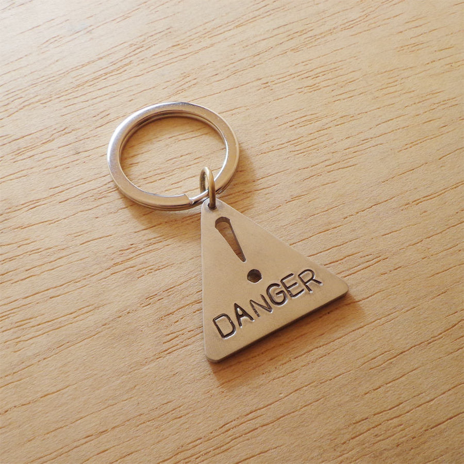 Personalized Danger Symbol Dog Tag ID for Collar ID Tag With | Etsy