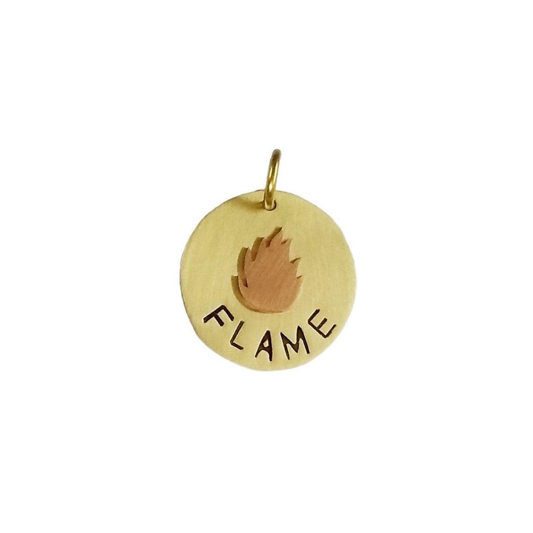 Custom Flame Dog Tag, Engraved Pet ID Tag With Name and Phone, Engraved ...