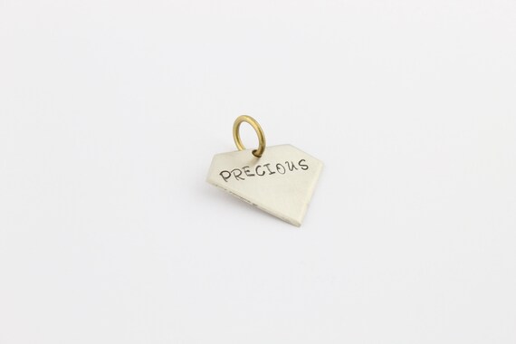 Personalized Diamond Dog Tag ID for Collar Tag With Stamped - Etsy