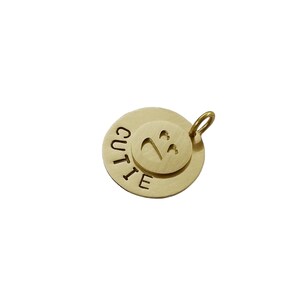 Personalized Smile Love Eyes Emoji Dog Tag ID for Dog Collar Tag With ...