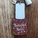 Nail Polish Keychain Glitter Tassel Key Chain Made to | Etsy