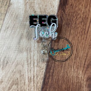 EEG Tech Badge Reel • Electroencephalographic Technician Technologist ...