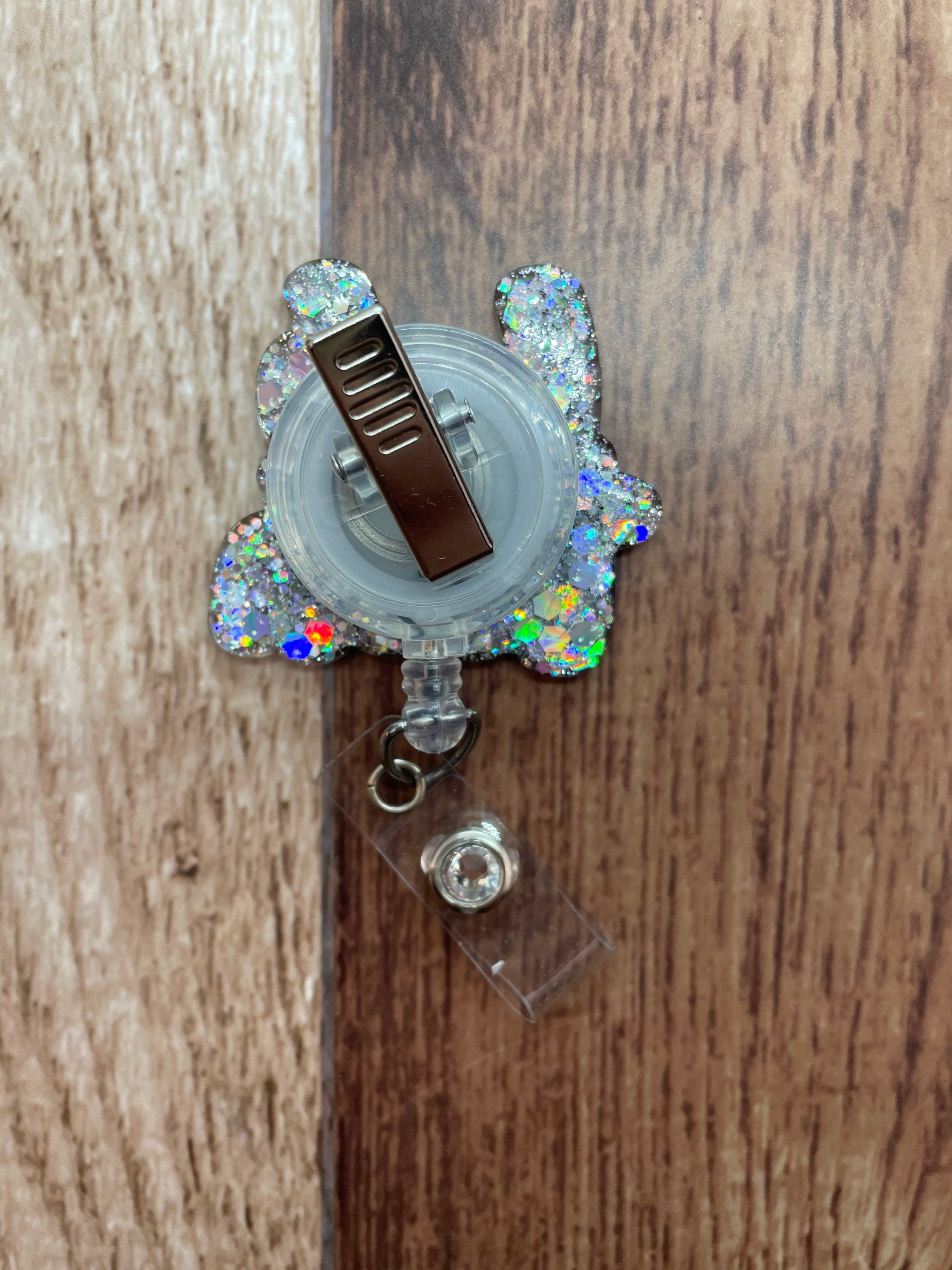 Lab Tech Badge Reel • Medical Laboratory Technician Silver Glitter You ...
