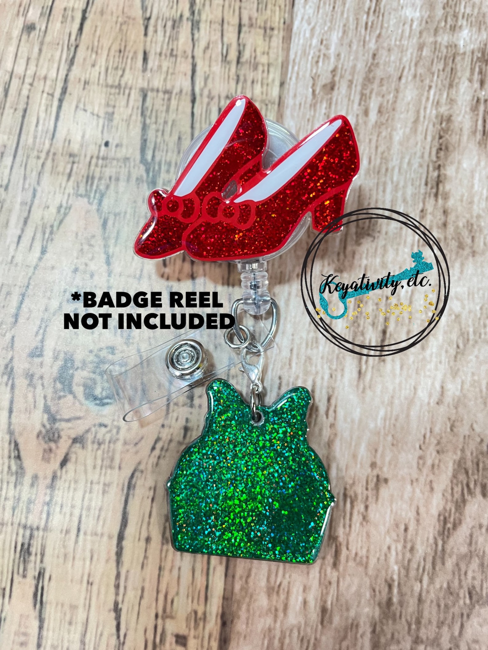 Toto in Basket Charm • ADD-ON to Badge Reel • Charms Cute Add on Clips ...