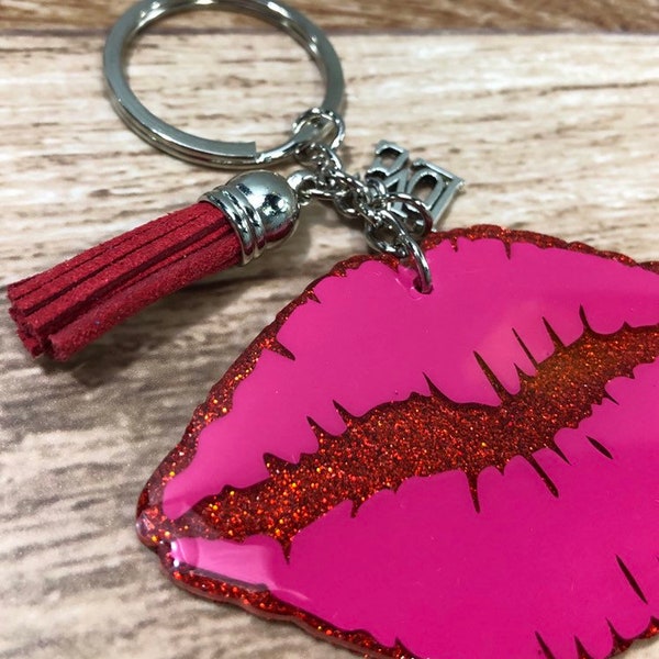 Red Glitter Lips - Etsy