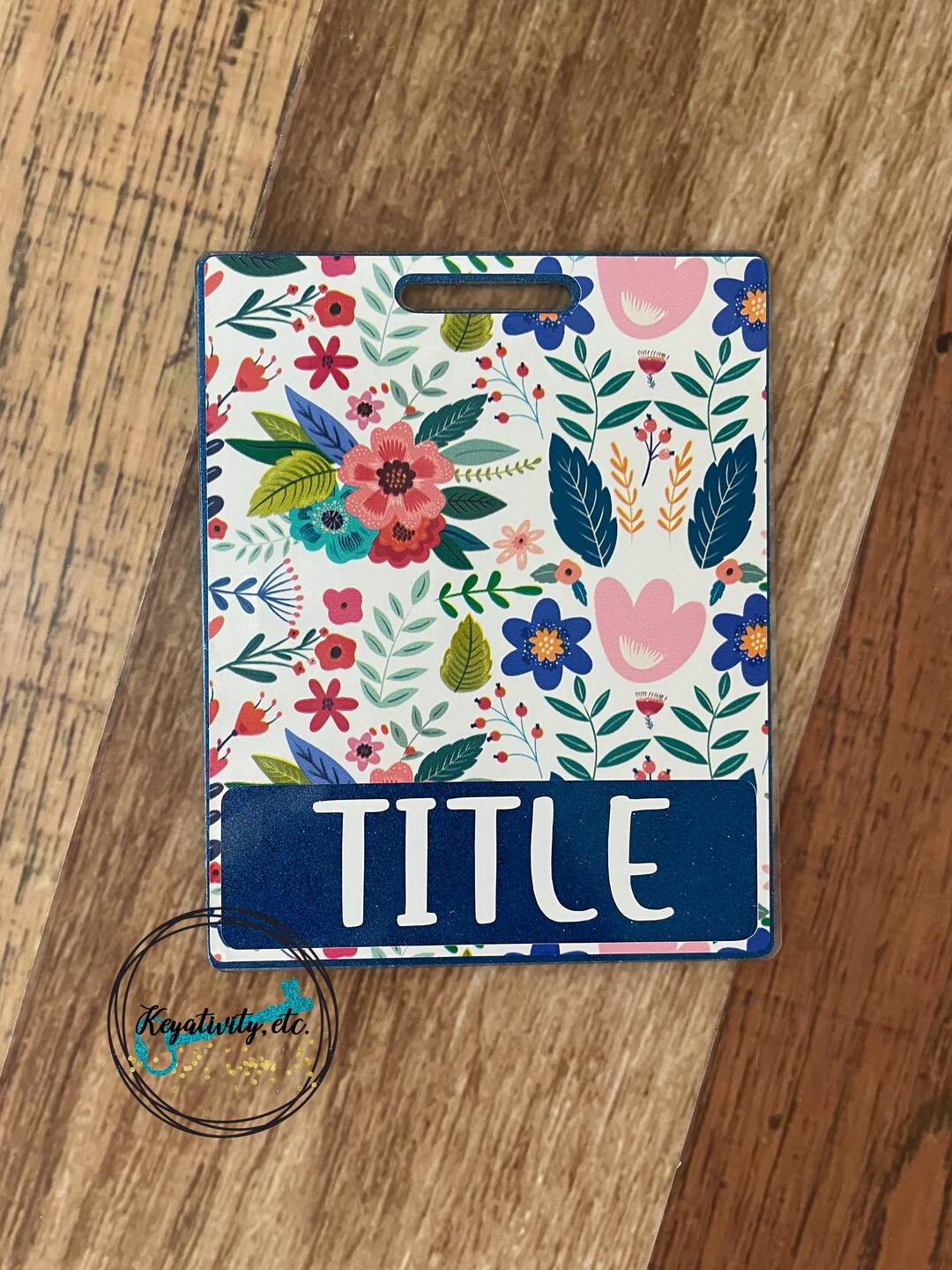 Floral Blooms Badge Buddy • Flowers Southern Pretty Boho Farm Chicken ...