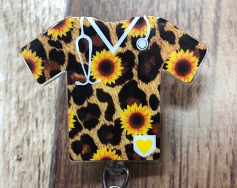 Leopard Scrub Top - Etsy