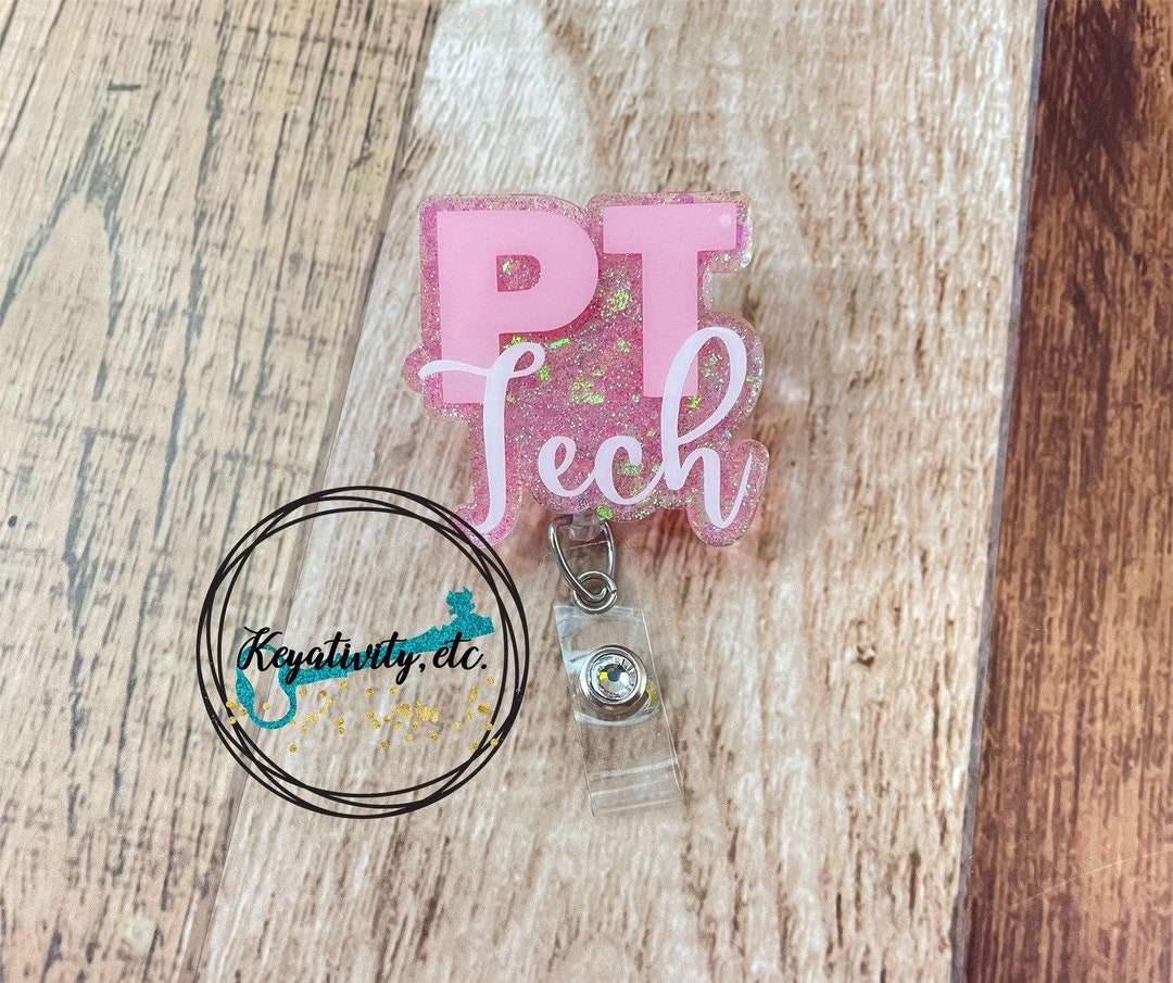 Physical Therapy Tech Badge Reel • PT Tech Therapist Physiotherapy ...
