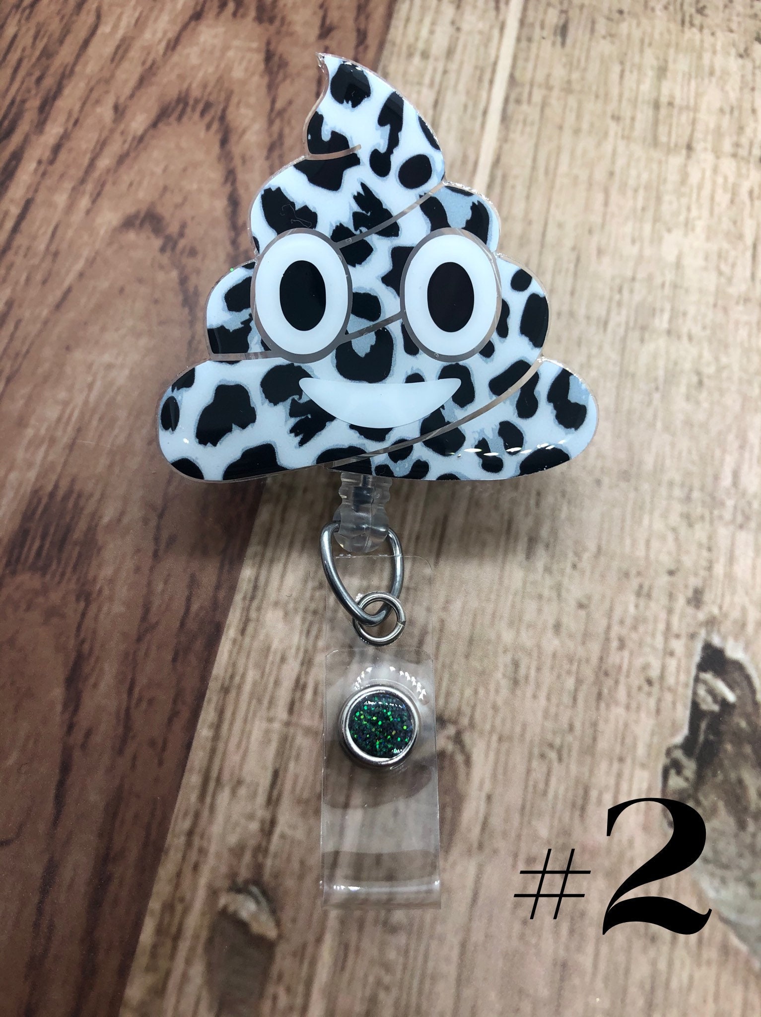 Cheetah Leopard Poop Emoji Badge Reel Stomach Gastroenterology | Etsy