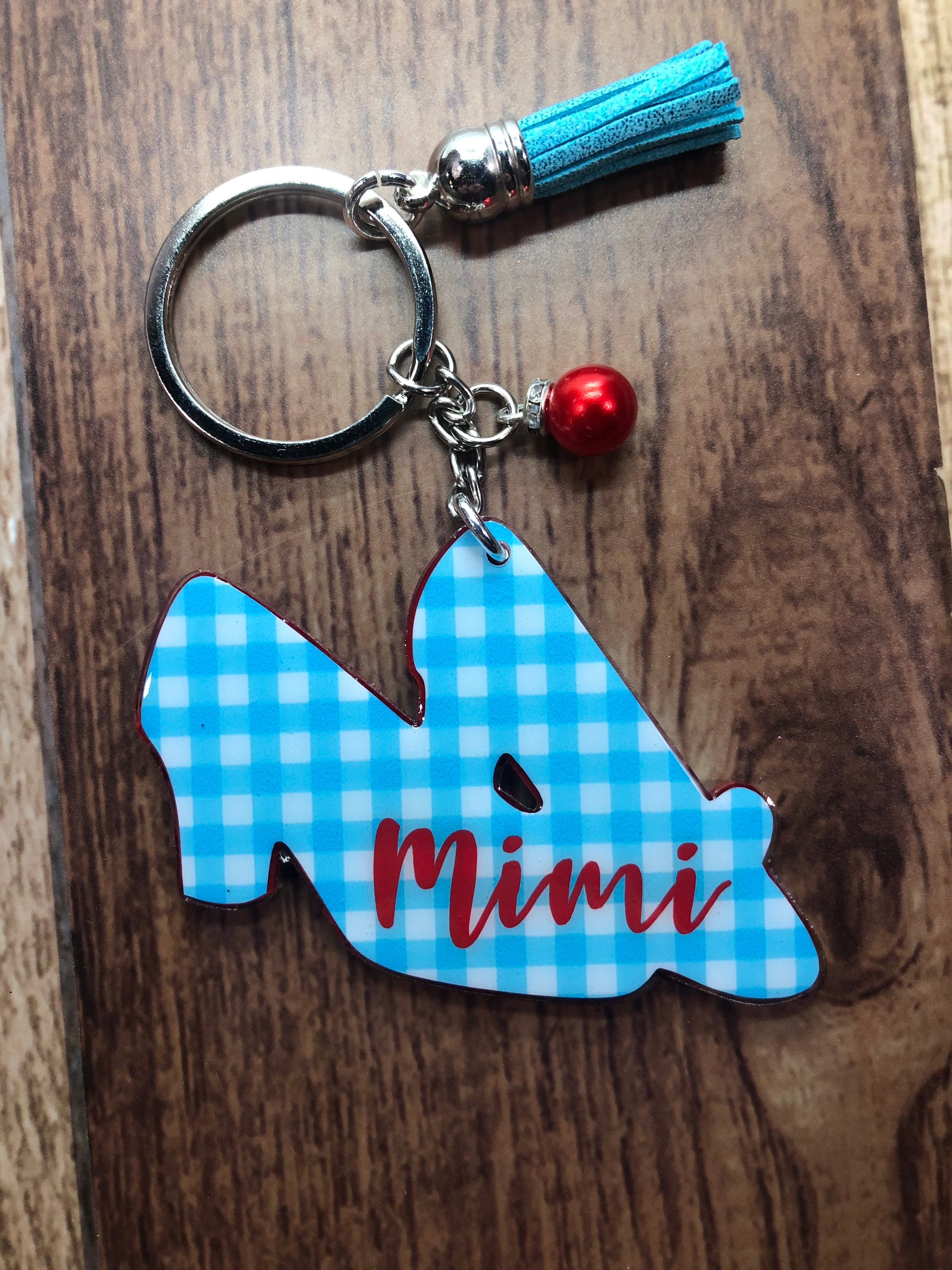 Ruby Red Slippers Keychain Wizard of Oz Dorothy Gingham | Etsy