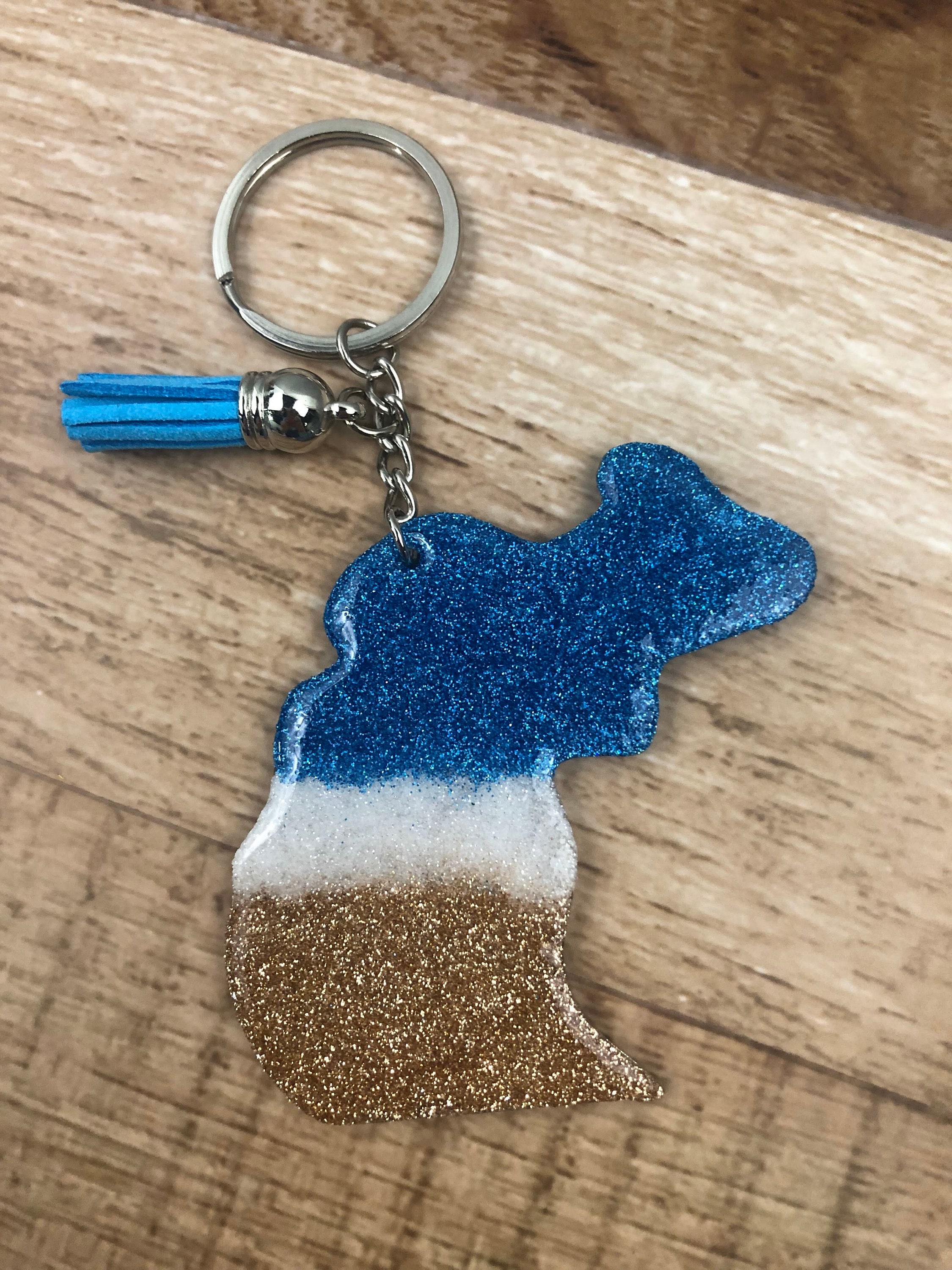 Michigan Keychain Mitten Home State UP Lower Peninsula Great | Etsy